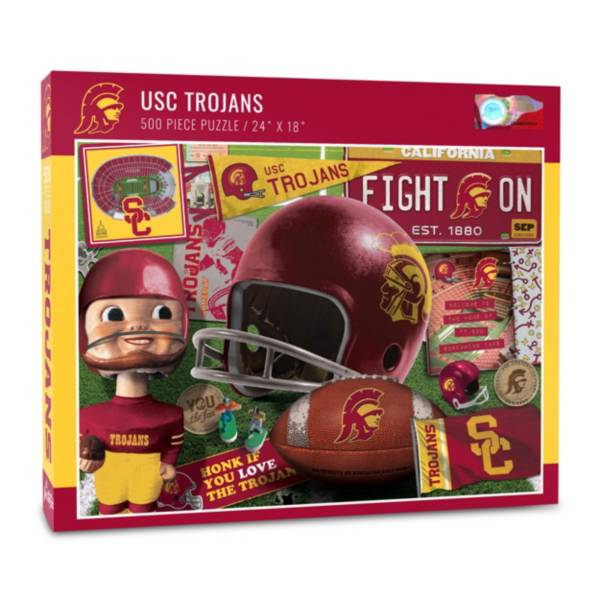 You The Fan USC Trojans Retro Series 500-Piece Puzzle | Dick's Sporting ...
