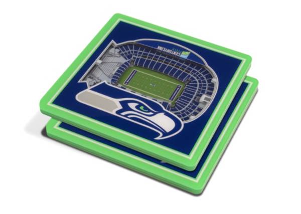 You the Fan Seattle Seahawks Stadium View Coaster Set | Dick's Sporting ...