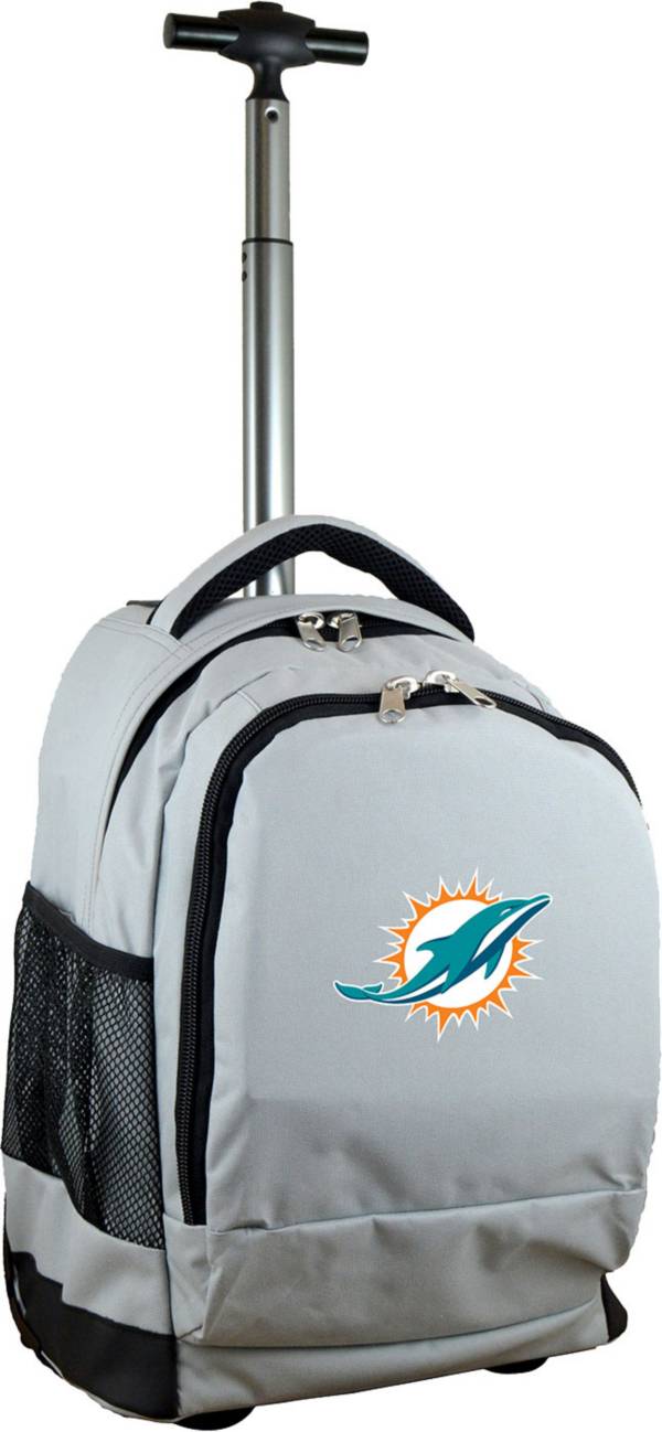 Mojo Miami Dolphins Wheeled Premium Grey Backpack | Dick's Sporting Goods