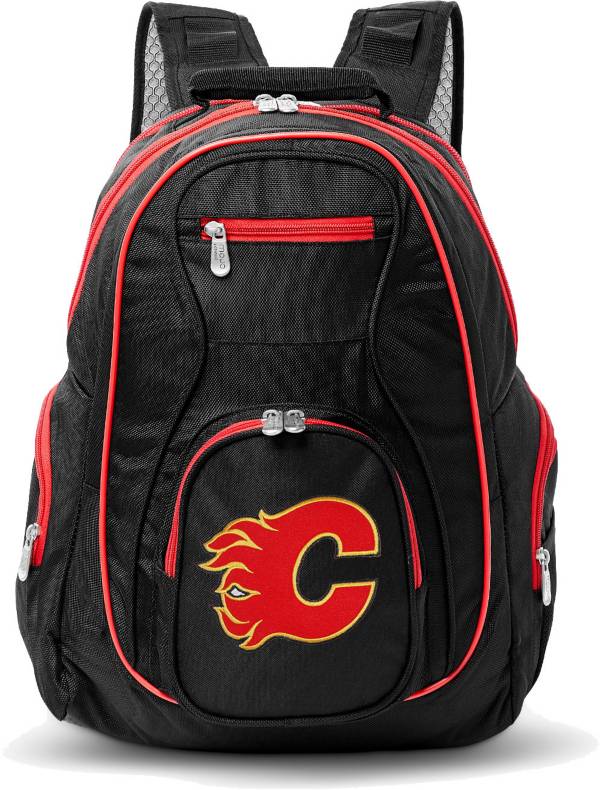 Mojo Calgary Flames Colored Trim Laptop Backpack | Dick's Sporting Goods