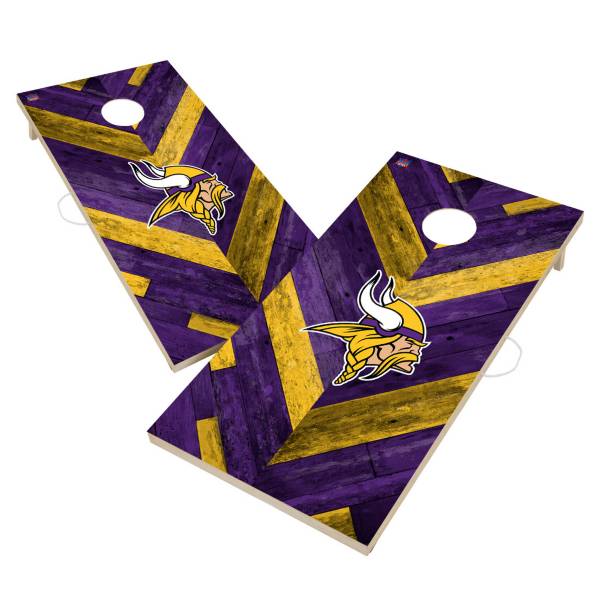 Victory Tailgate Minnesota Vikings 2' x 4' Solid Wood Cornhole Boards ...