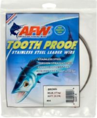 American Fishing Wire Tooth Proof Stainless Steel Single Strand Leader ...
