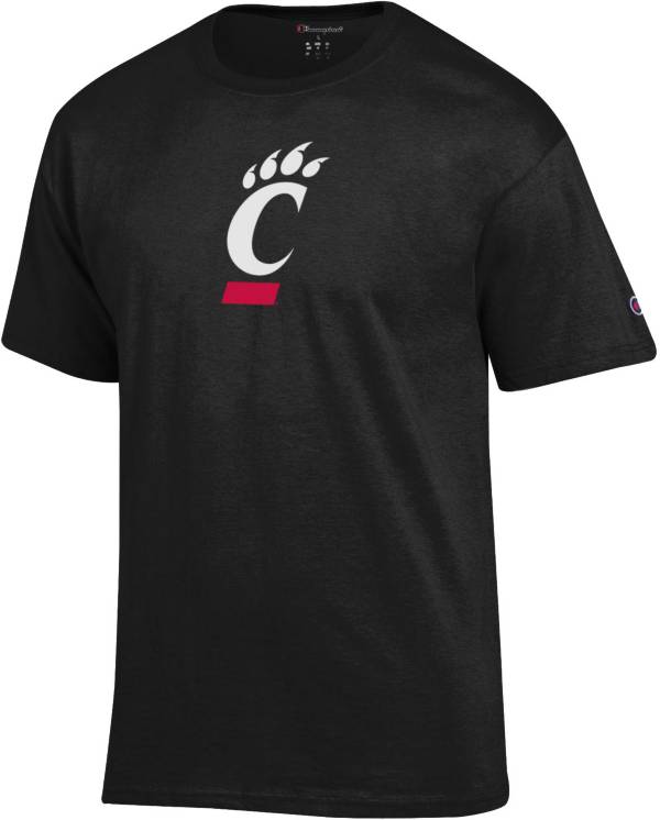 Champion Men's Cincinnati Bearcats Black Logo T-Shirt | Dick's Sporting ...