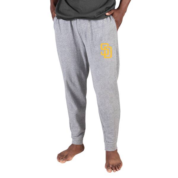 Concepts Sport Men's San Diego Padres Gray Mainstream Cuffed Pants ...