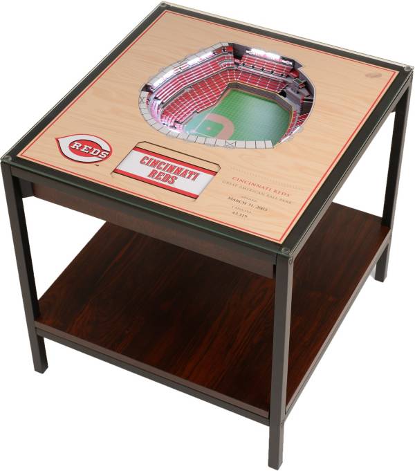 You The Fan Cincinnati Reds 25-Layer Stadium Views Lighted End Table ...