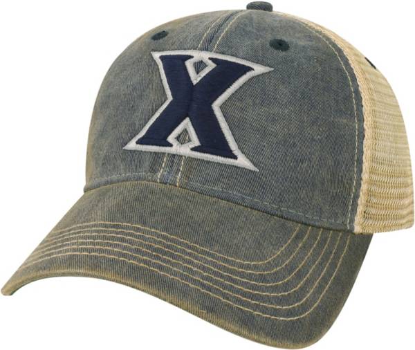 League-Legacy Xavier Musketeers Blue Old Favorite Adjustable Trucker ...