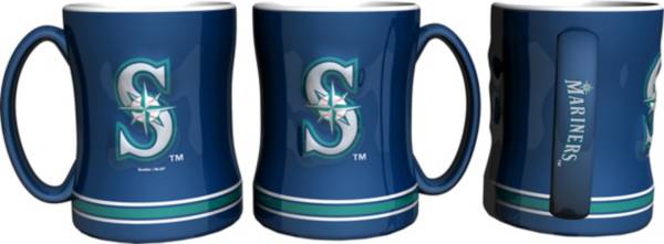 Logo Seattle Mariners 14oz. Relief Mug | Dick's Sporting Goods
