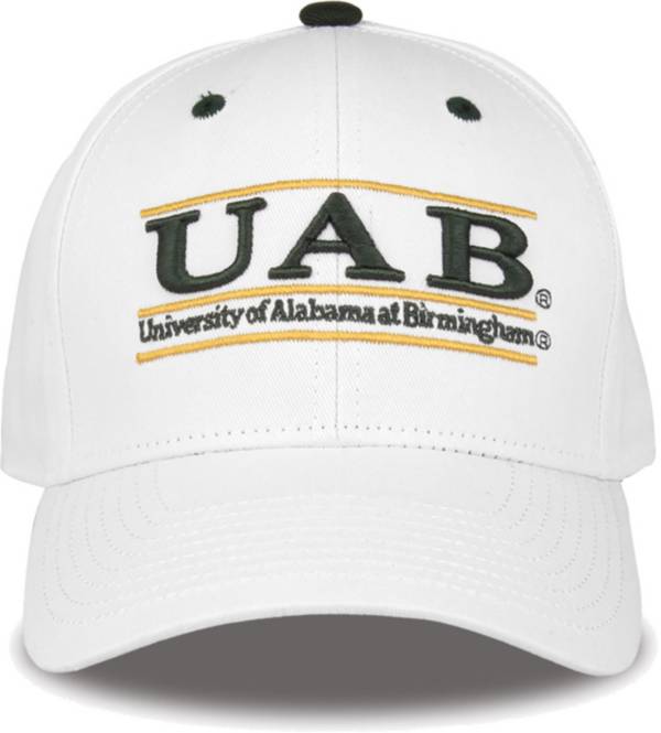 The Game Men's UAB Blazers White Bar Adjustable Hat | Dick's Sporting Goods