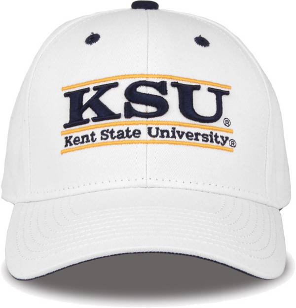 The Game Men's Kent State Golden Flashes White Bar Adjustable Hat ...
