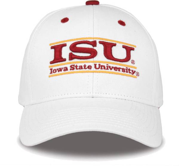 The Game Men's Iowa State Cyclones White Bar Adjustable Hat | Dick's ...