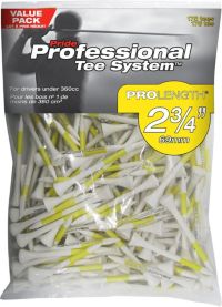 Pride PTS 2.75" White Micro Head Wood Golf Tees - 175 Pack | Golf Galaxy