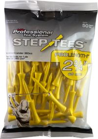 Pride PTS 2.75" Yellow Step Golf Tees - 50 Pack | Dick's Sporting Goods