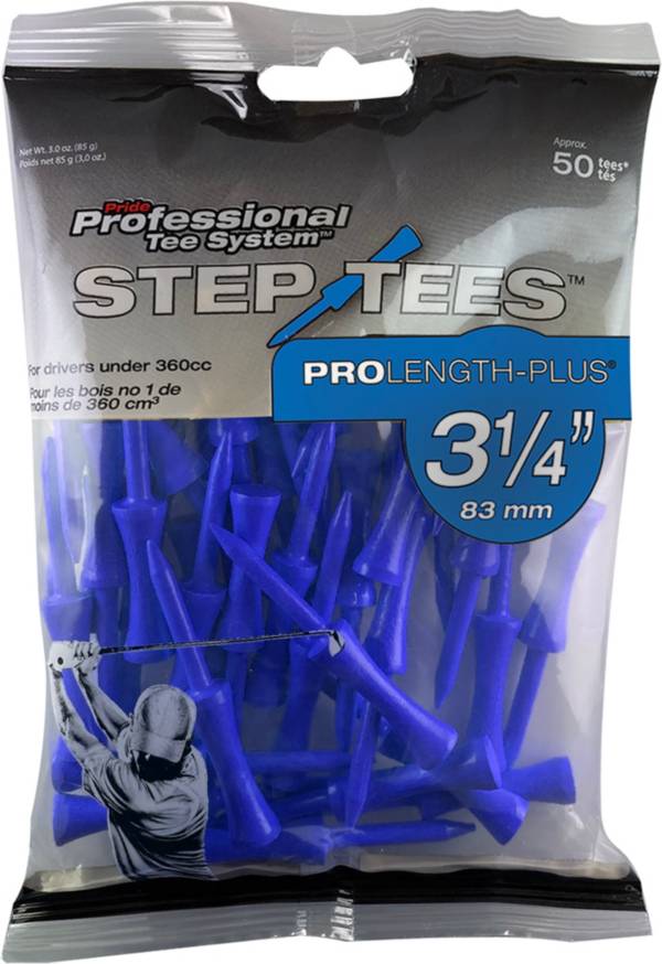 Pride PTS 3.25" Blue Two Piece Step Golf Tees - 50 Pack | Dick's ...