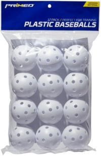 PRIMED Plastic Training Baseballs - 12 Pack | Dick's Sporting Goods