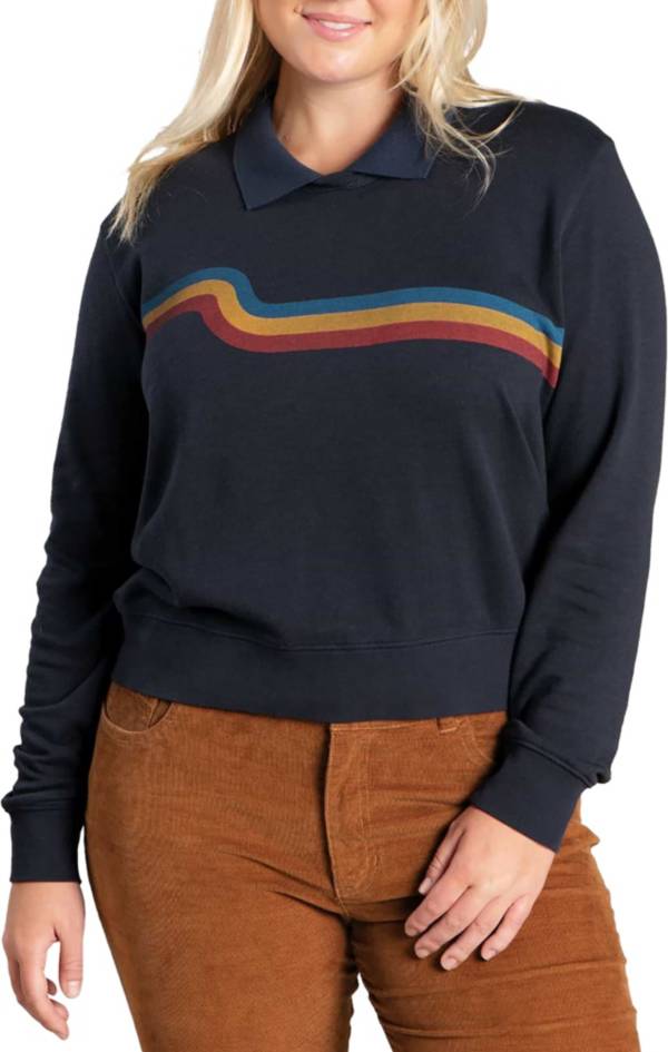 Toad&Co Women's Follow Through Collared Crewneck | Publiclands