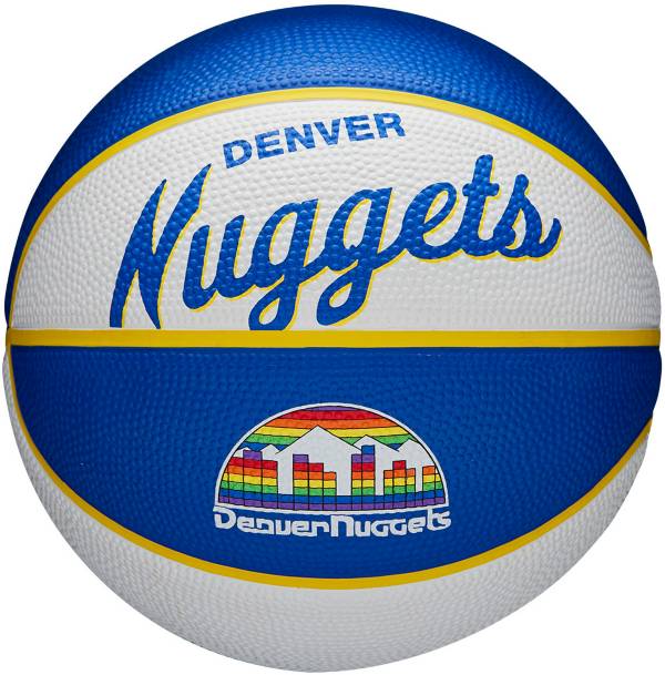 Wilson Denver Nuggets 2" Retro Mini Basketball | Dick's Sporting Goods
