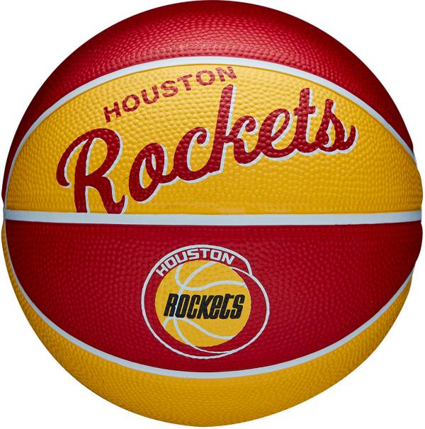 Wilson Houston Rockets 2" Retro Mini Basketball | Dick's Sporting Goods