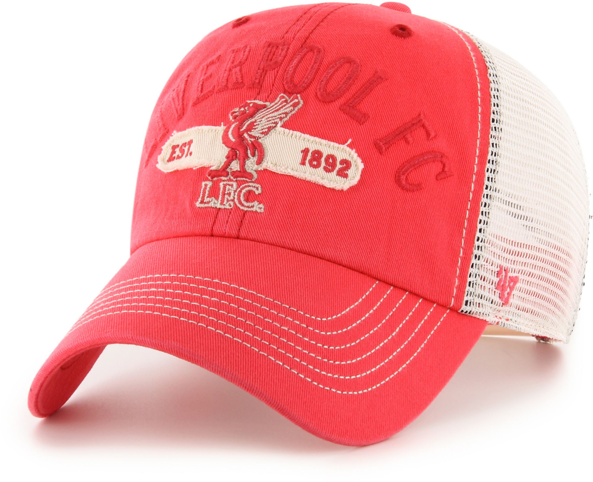 '47 Adult Liverpool Fc Riverbank Adjustable Trucker Hat International ...
