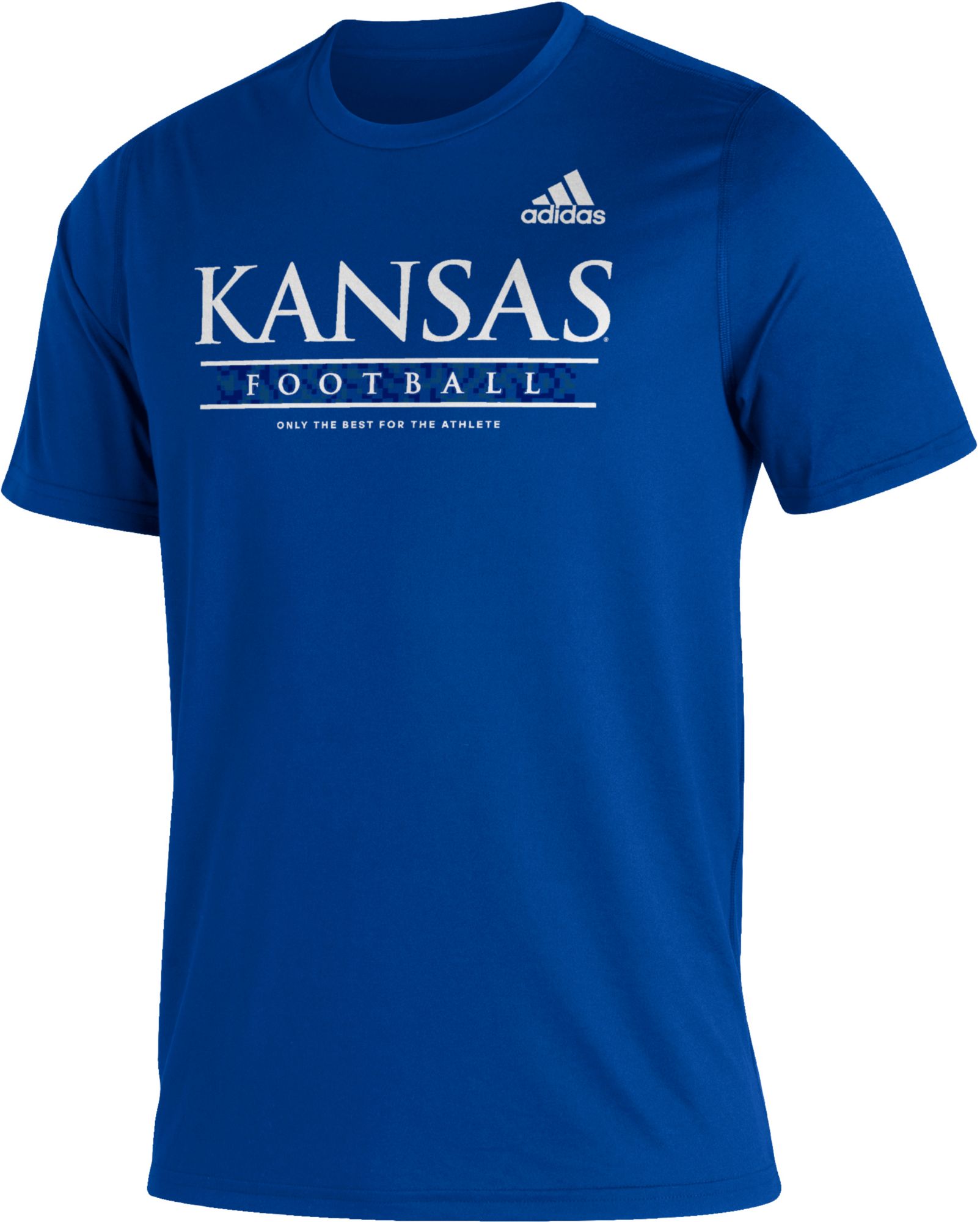 Adidas Men's Kansas Jayhawks Blue Creator Performance T-Shirt ...