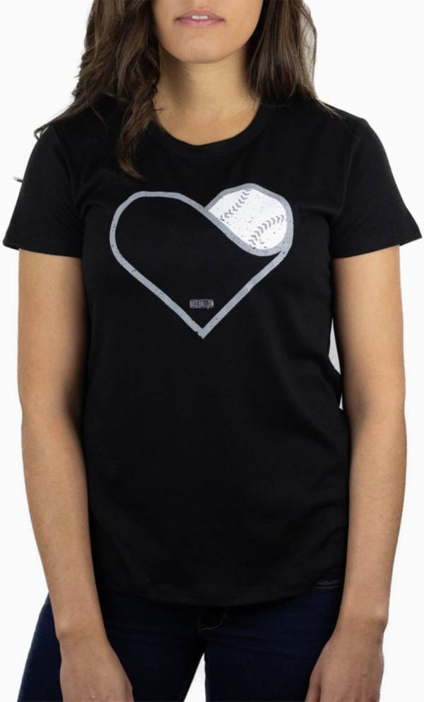 Baseballism Women's Heart Seams T-Shirt | Dick's Sporting Goods