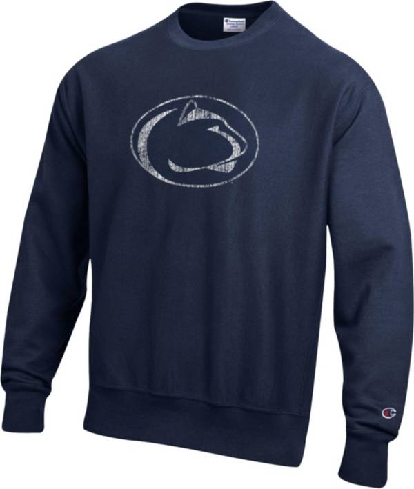 Champion Men's Penn State Nittany Lions Blue Reverse Weave Crew ...