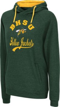 Colosseum Women's Black Hills State Yellow Jackets Green Hoodie | Dick ...