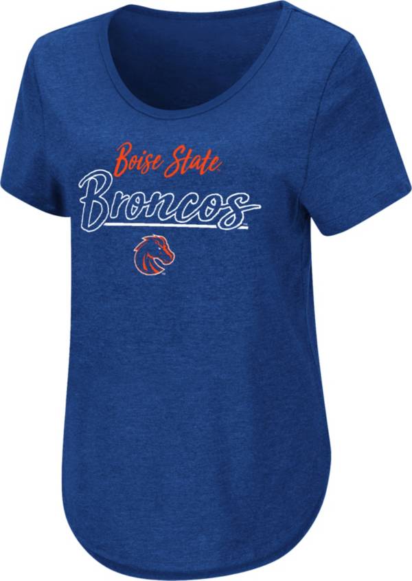 Colosseum Women's Boise State Broncos Blue Promo T-Shirt | Dick's ...