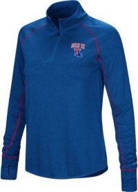 Colosseum Women's Louisiana Tech Bulldogs Royal Stingray 1/4 Zip Jacket ...
