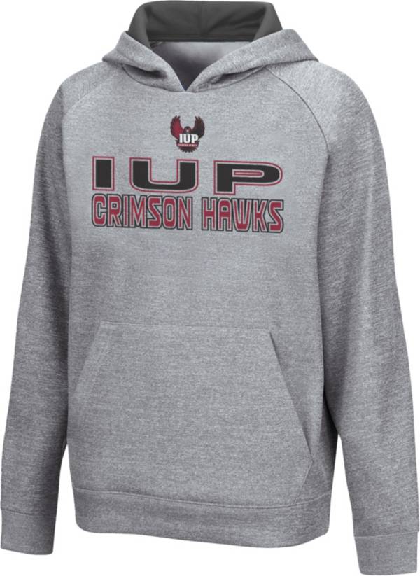 Colosseum Youth IUP Crimson Hawks Grey Promo Hoodie | Dick's Sporting Goods