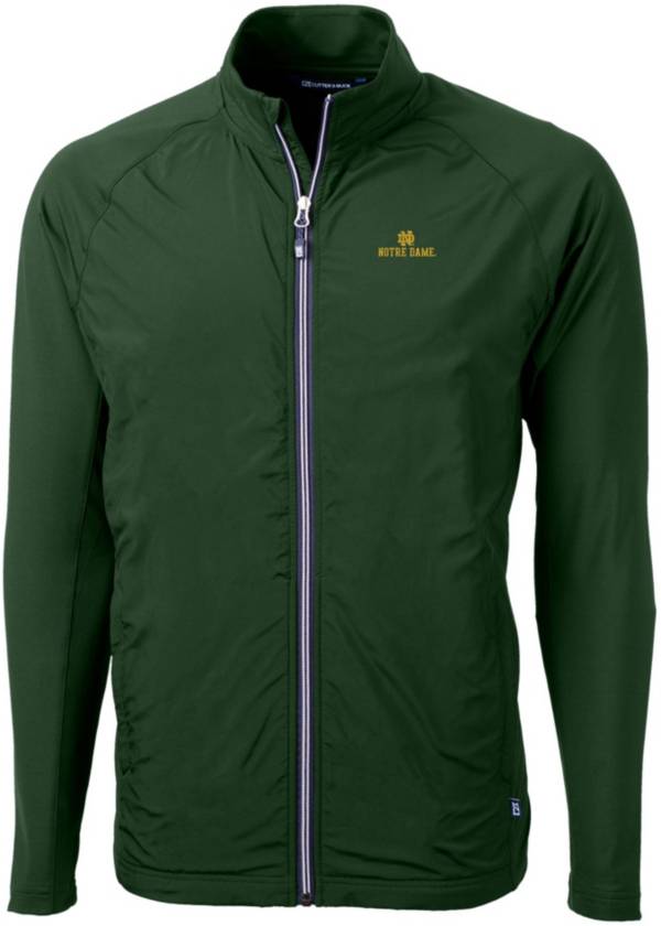 Cutter & Buck Men's Notre Dame Fighting Irish Green Adapt Eco Knit ...