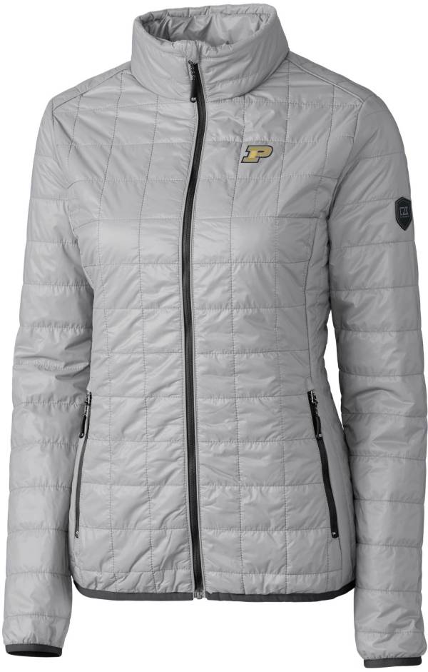 Cutter & Buck Women's Purdue Boilermakers Grey Rainier PrimaLoft Eco ...