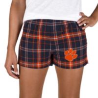 Concepts Sport Women's Clemson Tigers Blue/Orange Plaid Ultimate ...