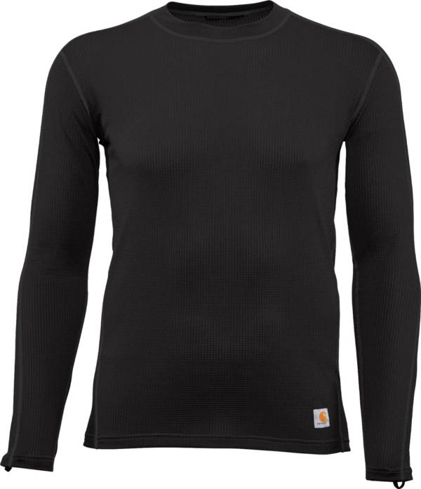Carhartt Mens Force Lightweight Stretch Grid Base Layer Crewneck Top