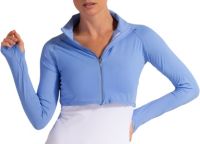 BloqUV Women's Sun Protective UPF 50 Full Zip Crop Top | Golf Galaxy