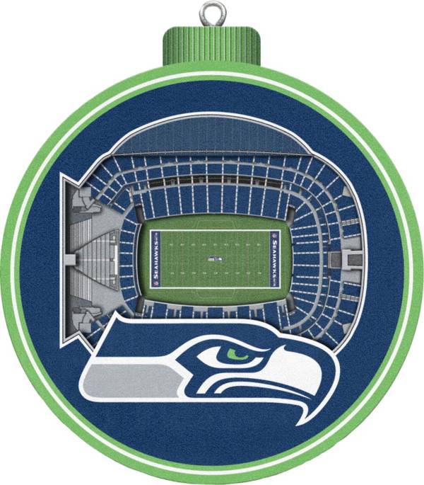 You The Fan Seattle Seahawks 3D Stadium Ornament | Dick's Sporting Goods