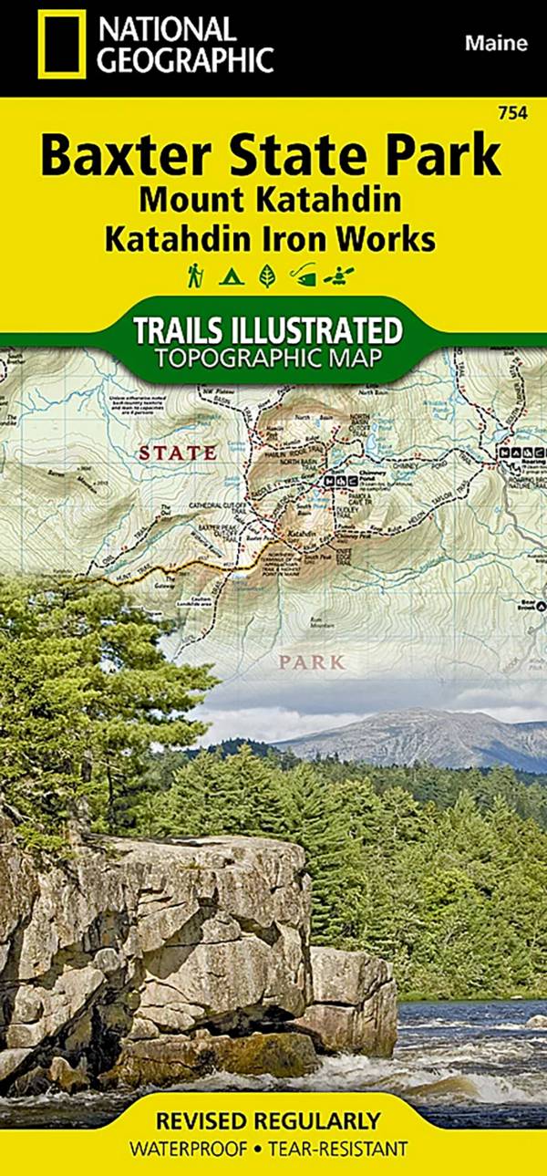 National Geographic Baxter State Park Map | Publiclands