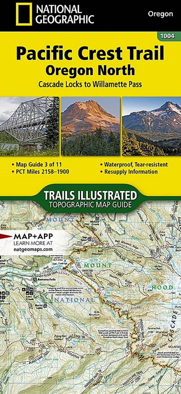 National Geographic PCT: Oregon South Map | Publiclands