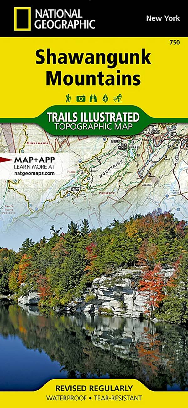 National Geographic Shawangunk Mountains Map | Publiclands