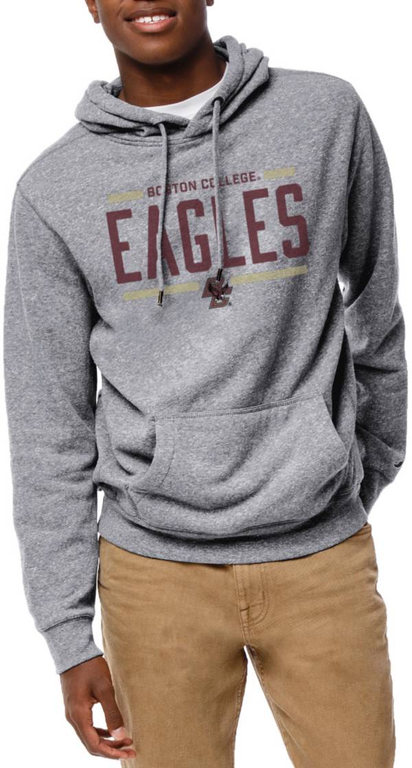 League-Legacy Men's Boston College Eagles Grey Heritage Hoodie | Dick's ...