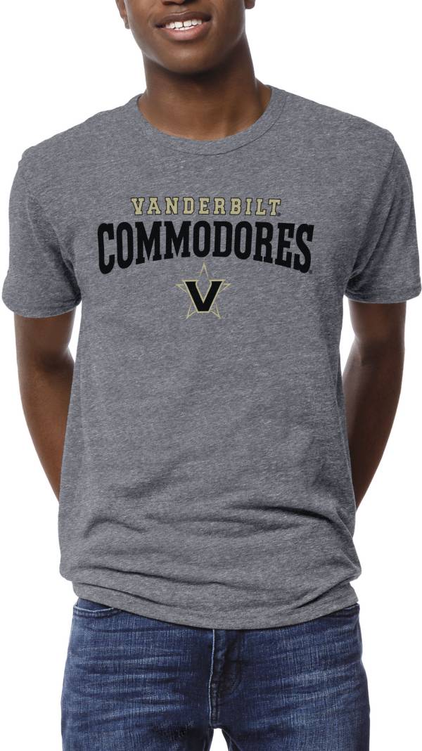 League-Legacy Men's Vanderbilt Commodores Grey Victory Falls T-Shirt ...