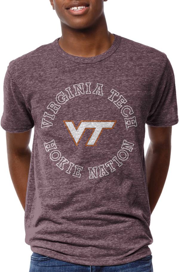 League-Legacy Men's Virginia Tech Hokies Maroon Victory Falls T-Shirt ...