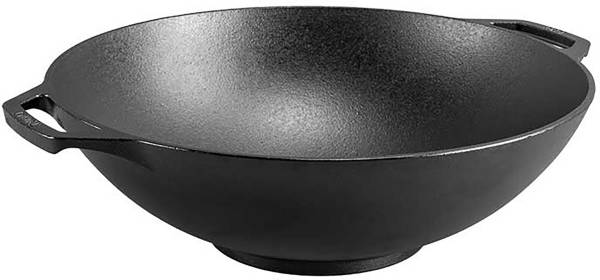 Lodge 14 Inch Seasoned Cast Iron Wok | Dick's Sporting Goods