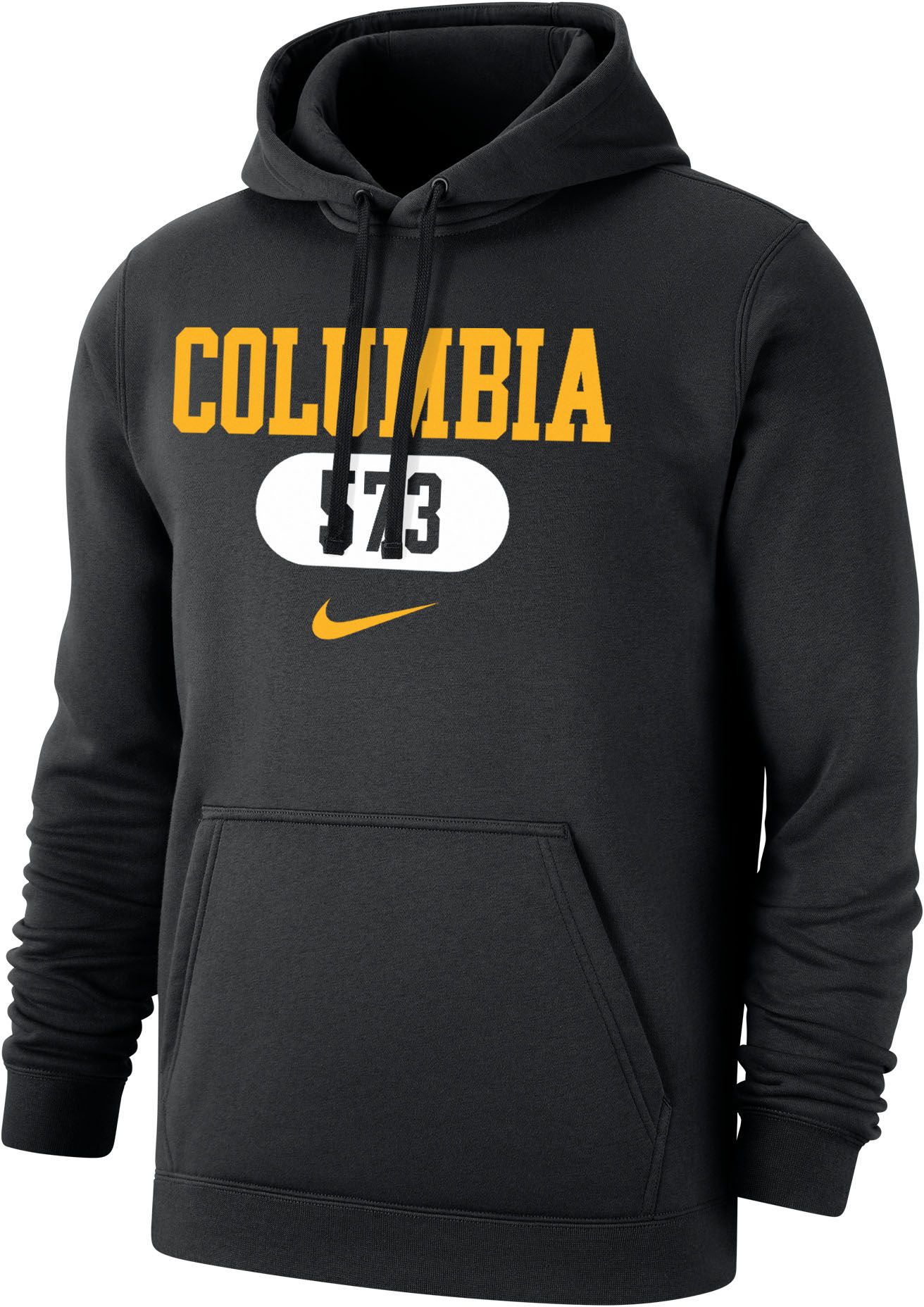 Nike Men's Missouri Tigers Black Columbia 573 Area Code Club Fleece ...
