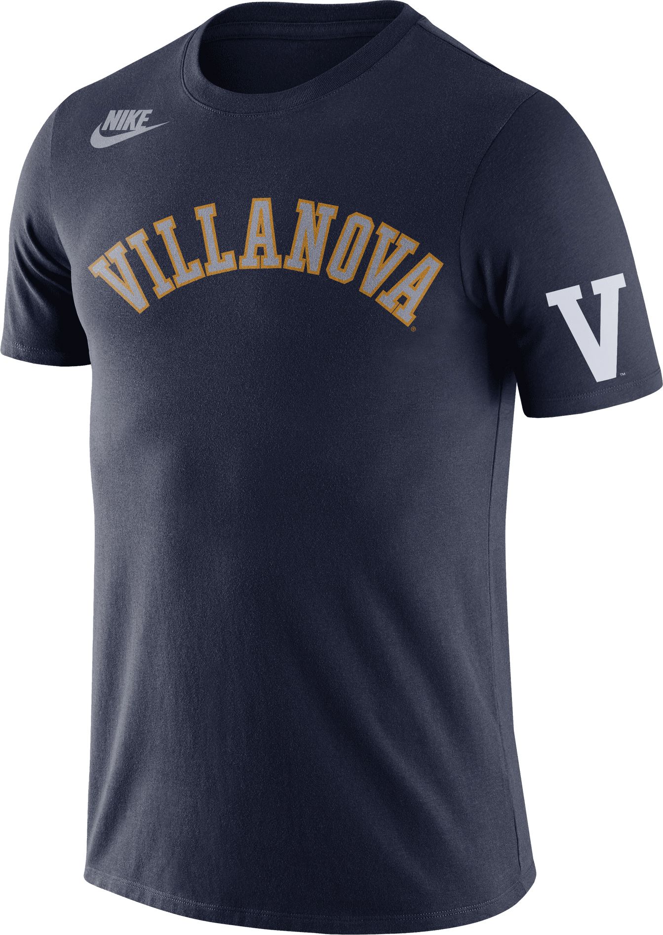 Nike Men's Villanova Wildcats Navy Essential Logo T-Shirt International ...