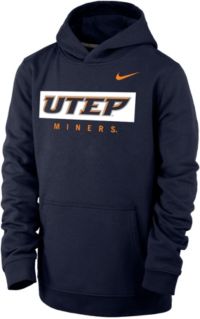 Nike Youth UTEP Miners Navy Club Fleece Pullover Hoodie | Dick's ...