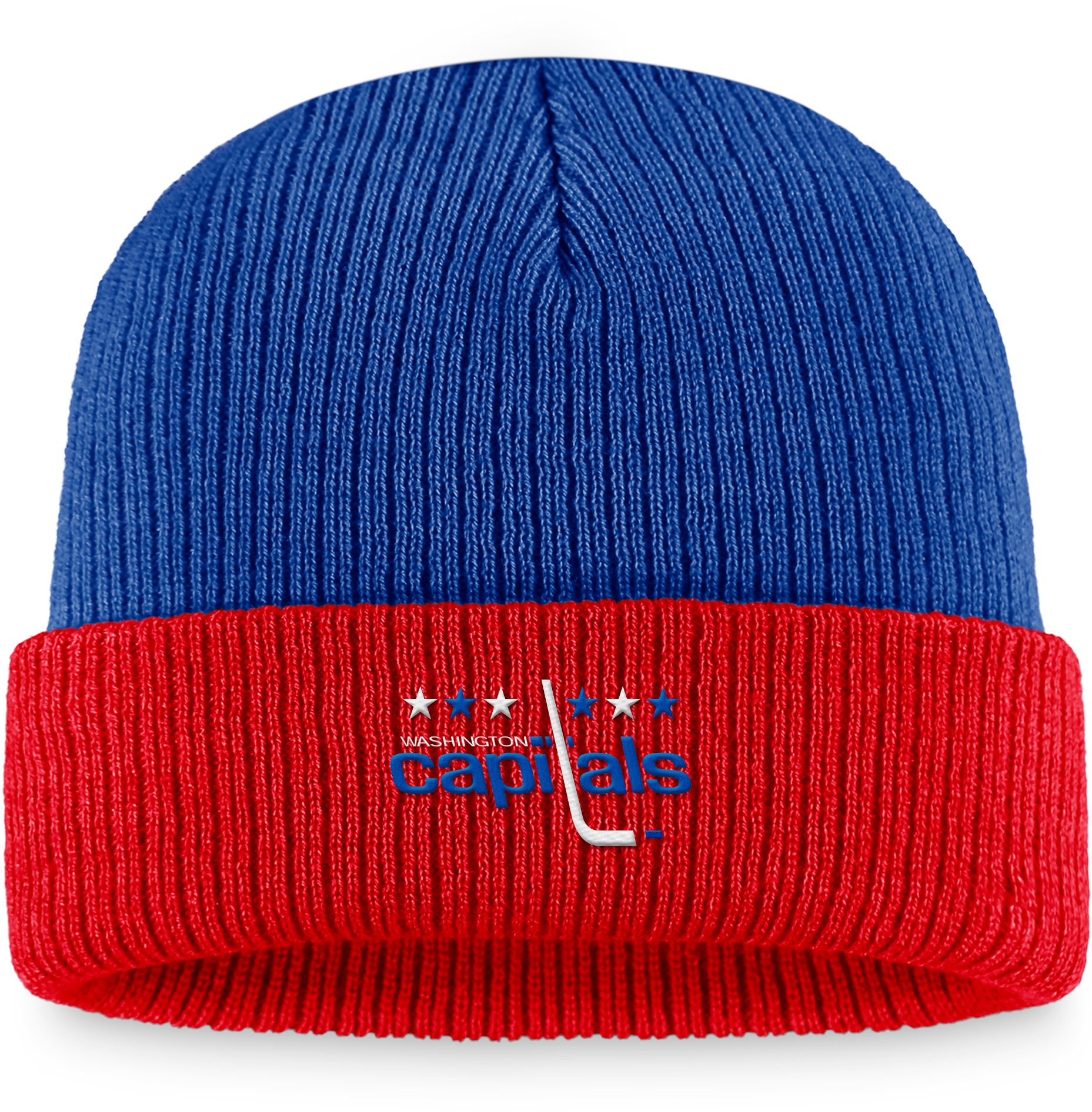 Fanatics Nhl Washington Capitals Vintage Blue Cuffed Beanie - Big Apple ...