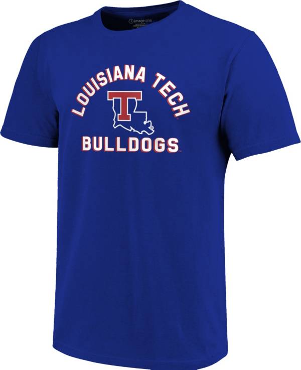 Image One Men's Louisiana Tech Bulldogs Blue Retro Stack T-Shirt | Dick ...