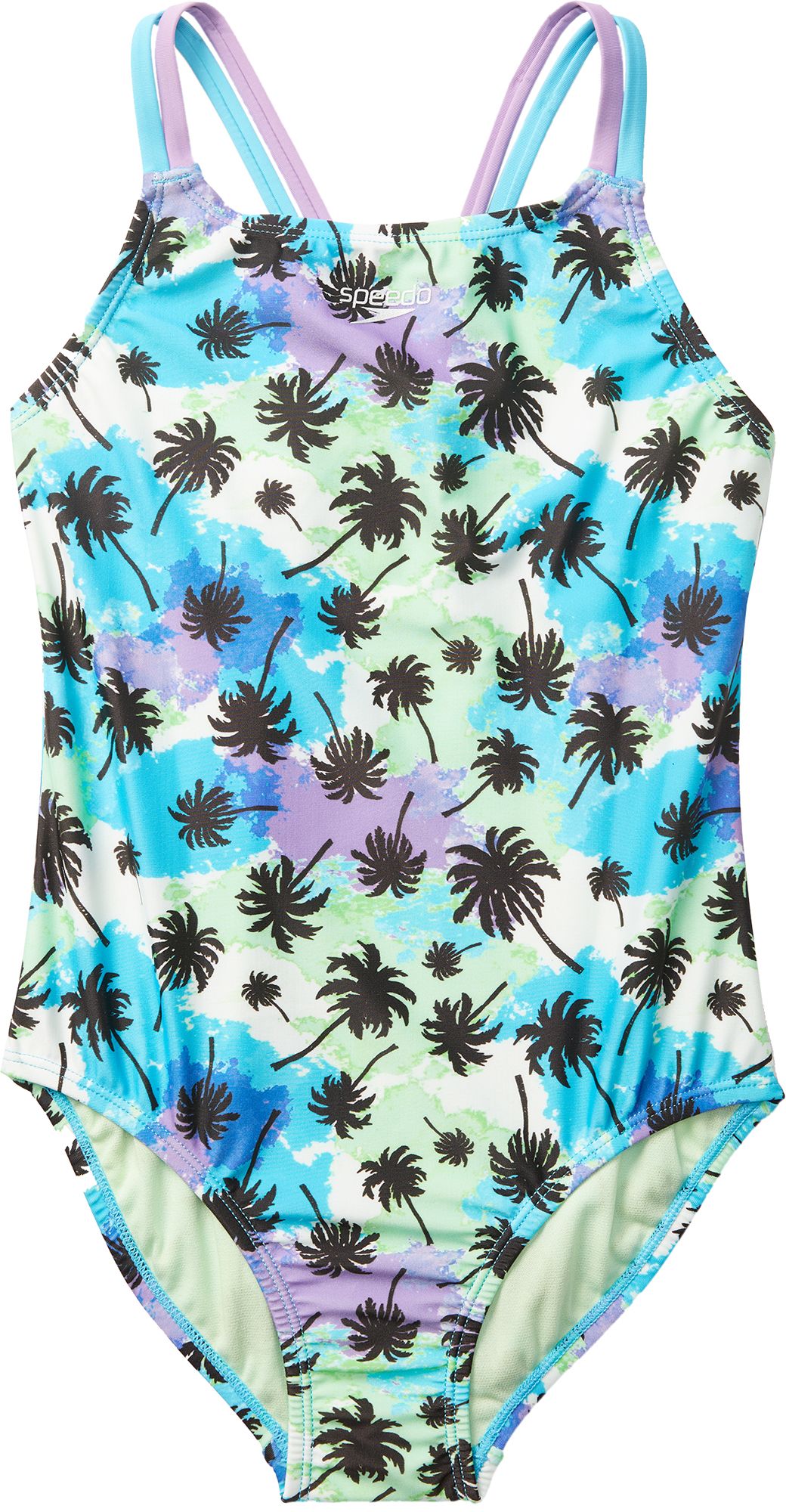 Speedo Girls' Print Strappy One Piece Swimsuit | Liberty Center