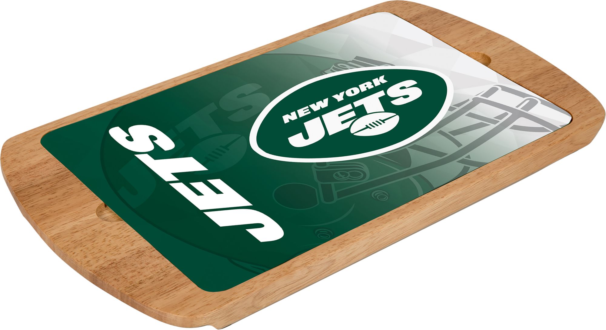 Picnic Time New York Jets Billboard Glass Top Serving Tray - Big Apple ...