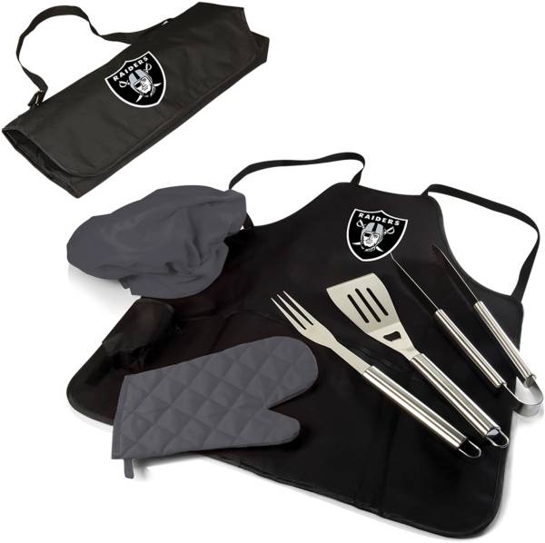 Picnic Time Las Vegas Raiders Apron Tote Pro Grill Set | Dick's ...